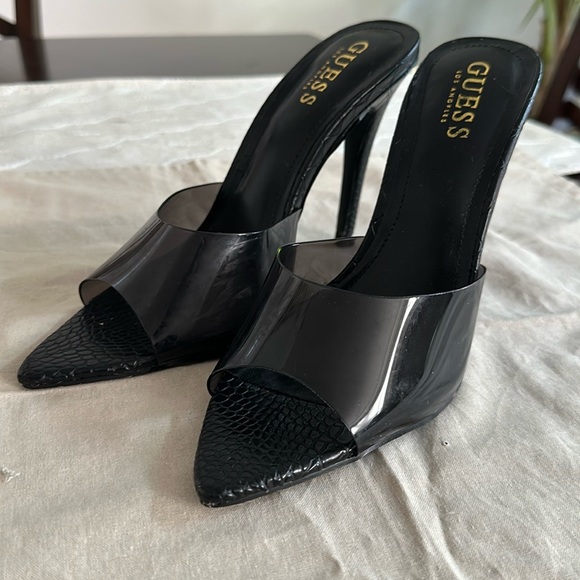 Guess | Shoes | Guess Snake Skin Heels | Poshmark